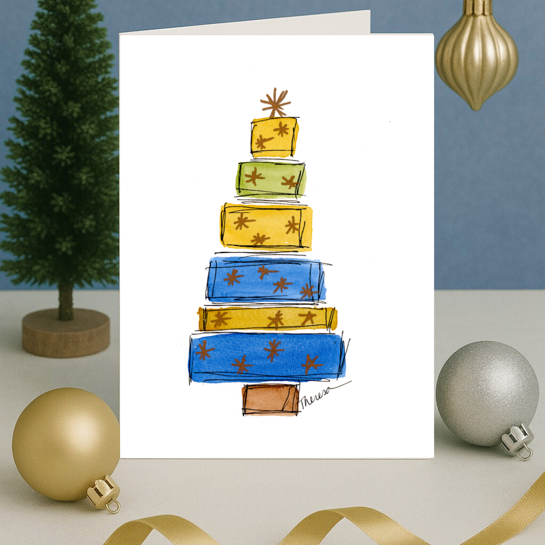 Holiday Tree Note Card – Happy Hues Design Co., LLC